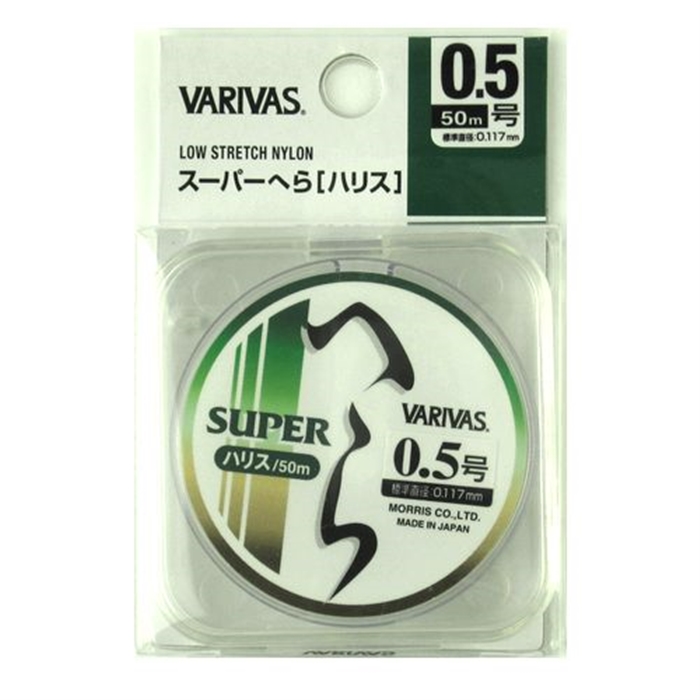 バリバス バリバス（VARIVAS） スーパーへらハリス 50m 0．5号 ナチュラル【ゆうパケット】: 鈎・仕掛 釣り具の通販なら｜釣具のポイント 【公式】オンラインストア