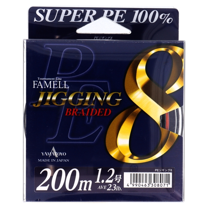 YAMATOYO ファメル PEジギング8 200m 1.2号 10m×5色【ゆうパケット】 - 釣具のポイント 【公式】オンラインストア