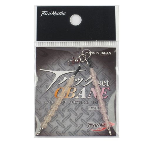 TバックOBANE Mセット クリアオレンジ／クリアピンク【ゆうパケット】 釣り具の通販なら｜釣具のポイント 【公式】オンラインストア